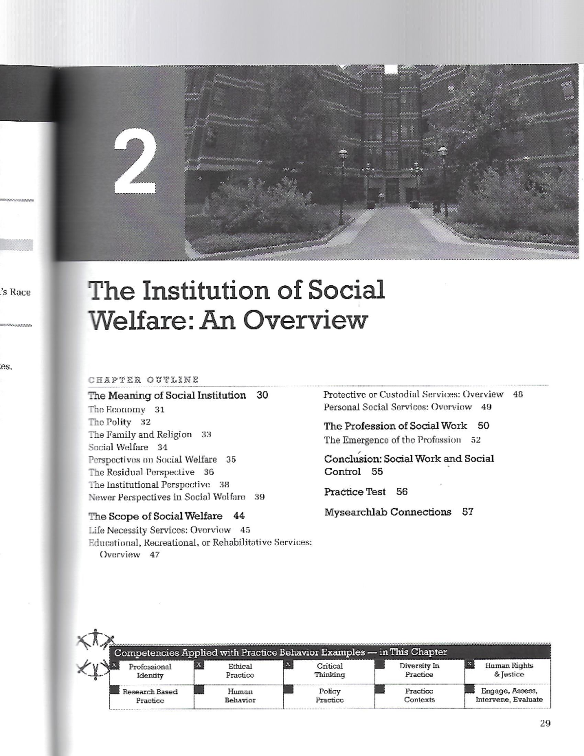 Chapter 2 Notes for Course 41119366: Overview of Social Welfare ...