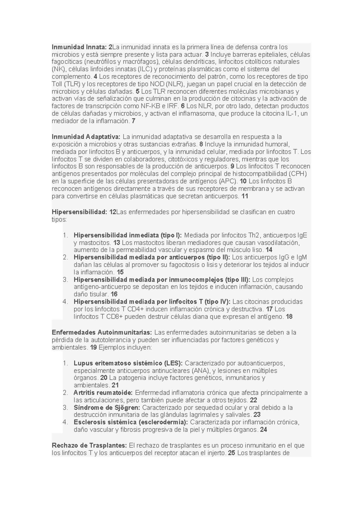 Inmunidad Innata - APUNTES - Inmunidad Innata: 2 La inmunidad innata es ...