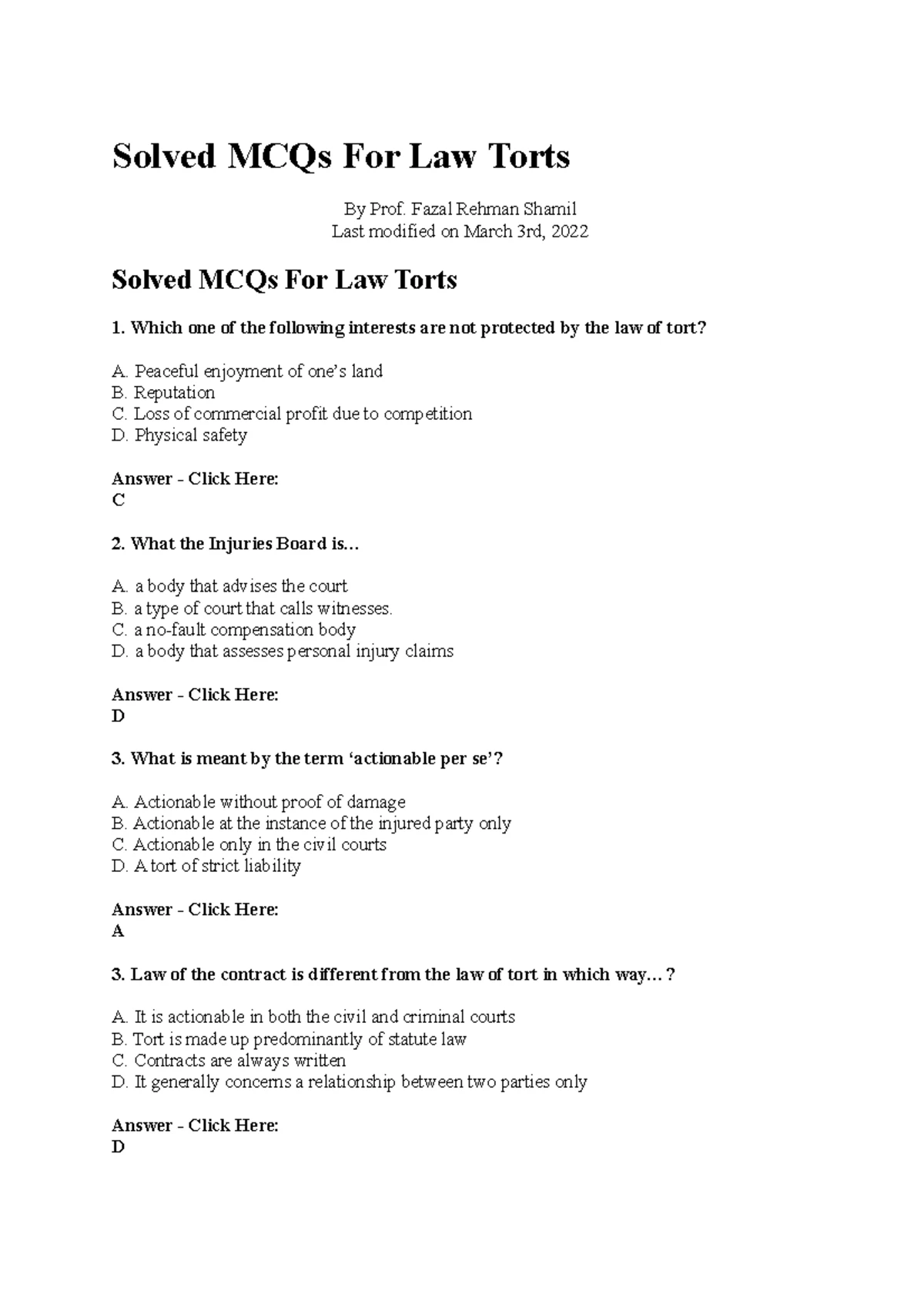 What is A, B, and C Summary Report in Criminal Law - Case Study Notes ...