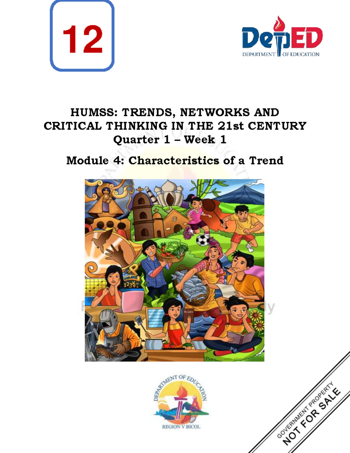 HUMSS Grade 11 Q1 W1 Module 4: Exploring Trend Characteristics - Studocu