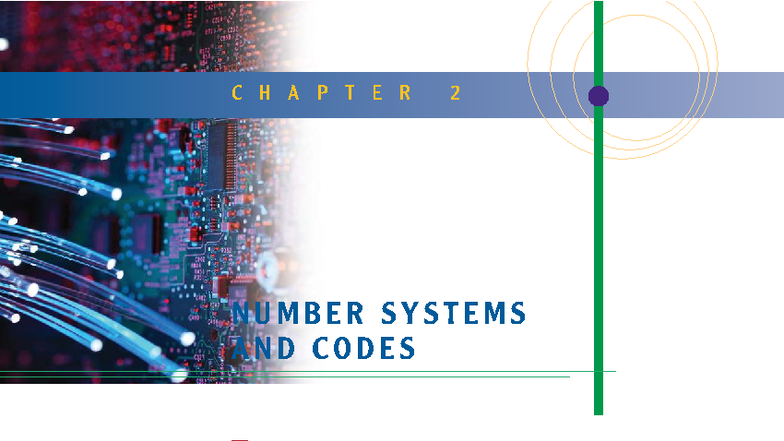 Digital Systems 12th Edition - Chapter 2: Number Systems & Codes ...