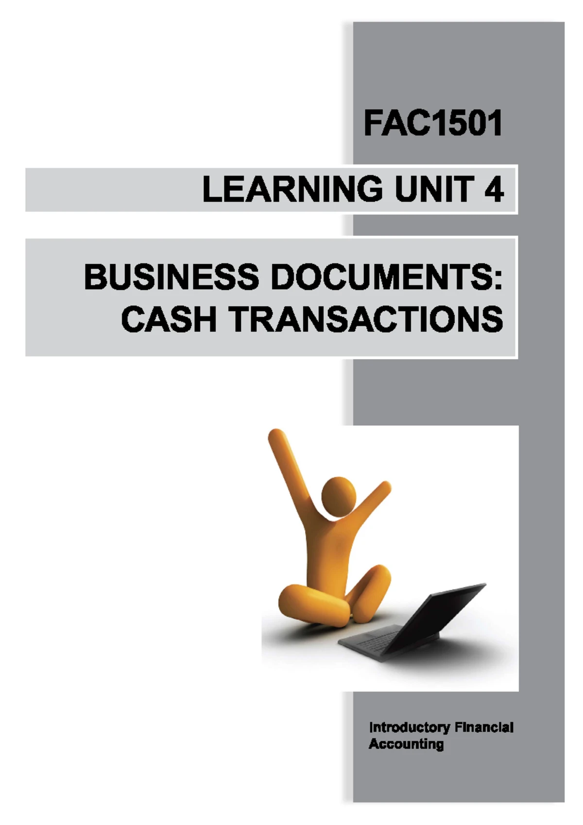 Learning Unit 7 - Introductory Financial Accounting - FAC1501 - Unisa ...