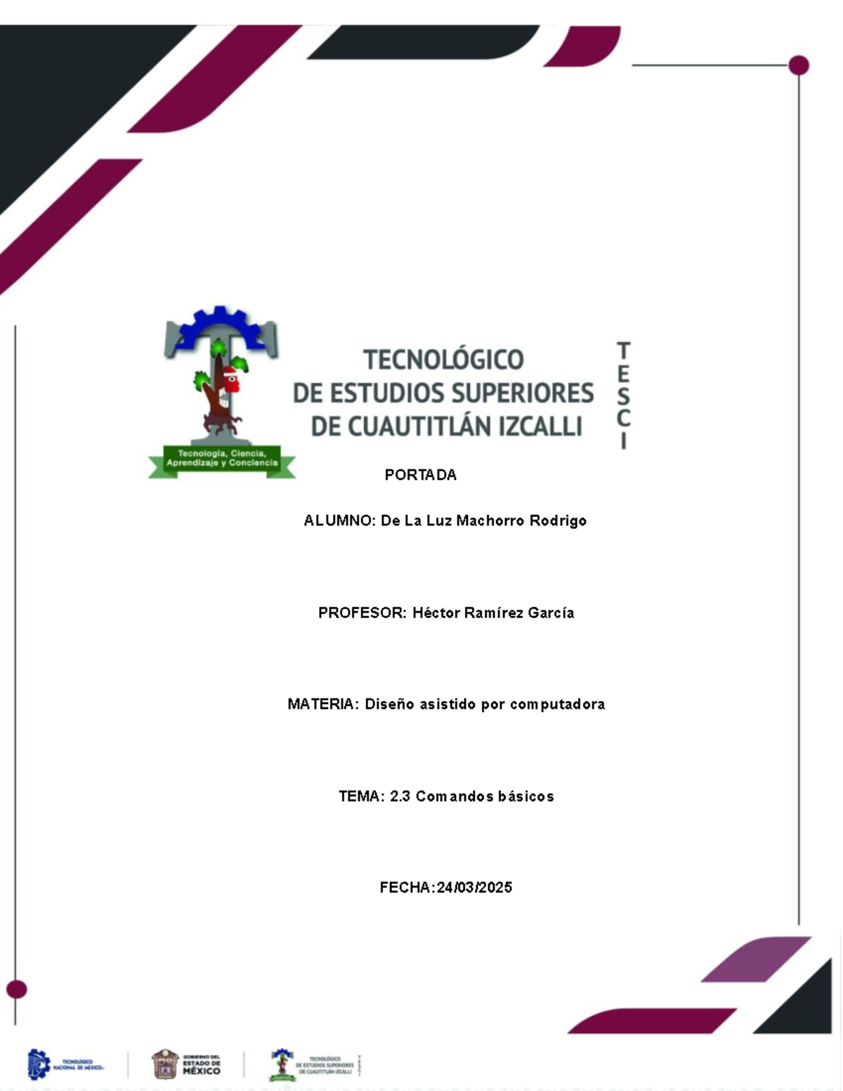Comandos Básicos en SolidWorks - Diseño Asistido por Computadora (DAC ...