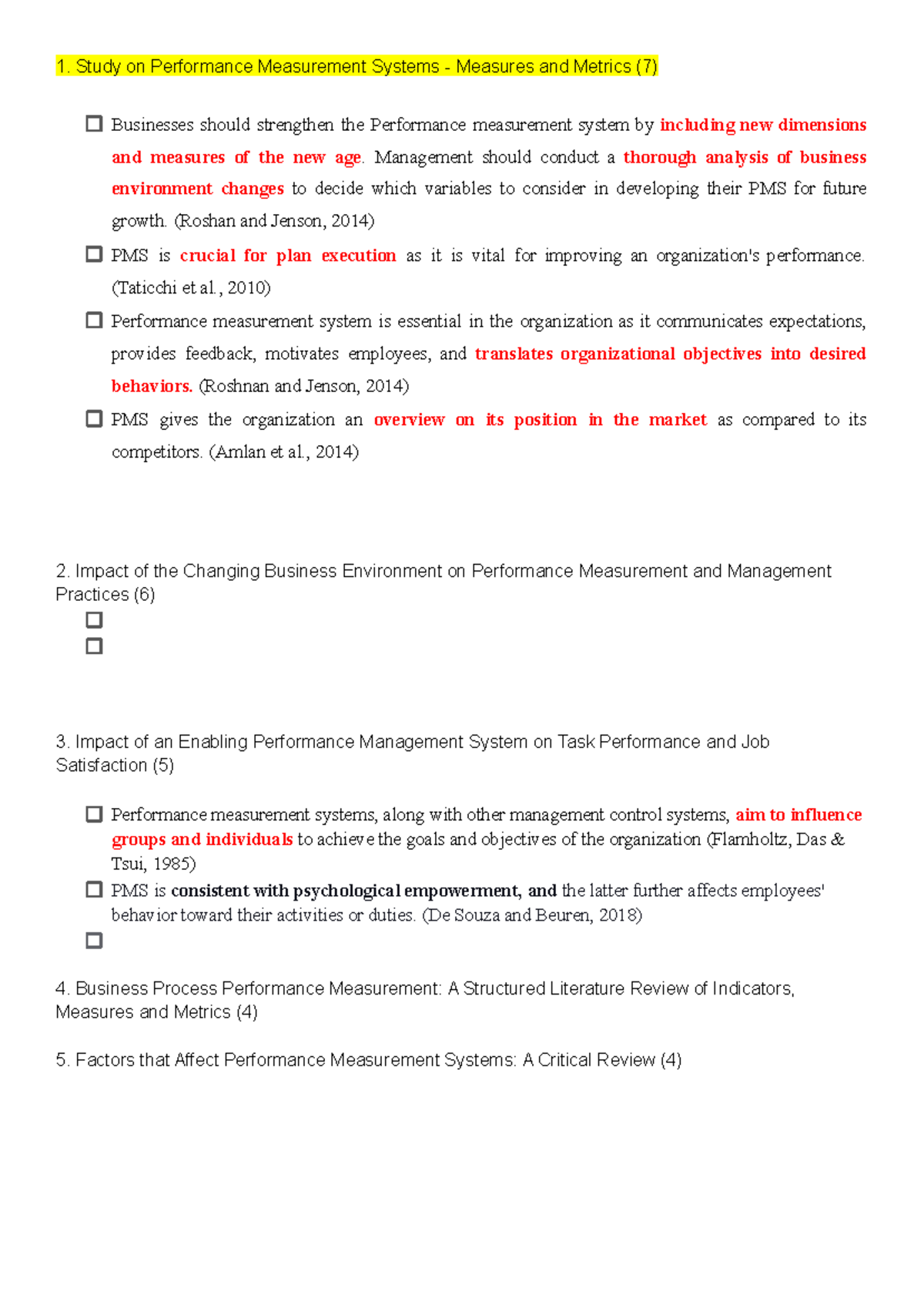 Performance Management System Review: Insights and Metrics Analysis ...