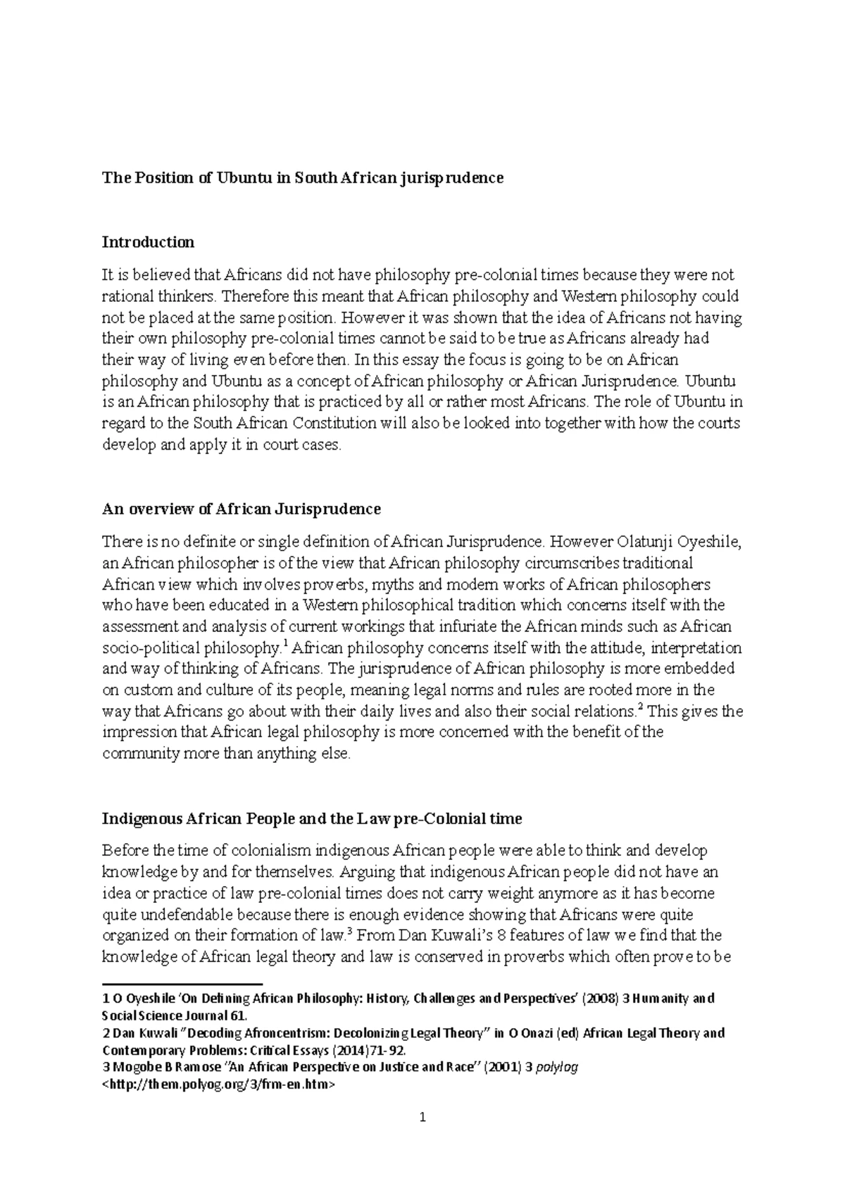 Jur 310 Final Exam: Critical Theories of Jurisprudence and Law - Studocu