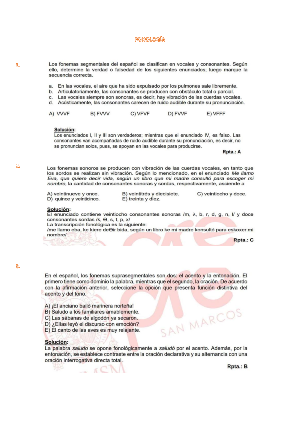 Lenguaje - Es para divertirse y estudiar. - Lenguaje II - FONOLOGÍA 1 ...