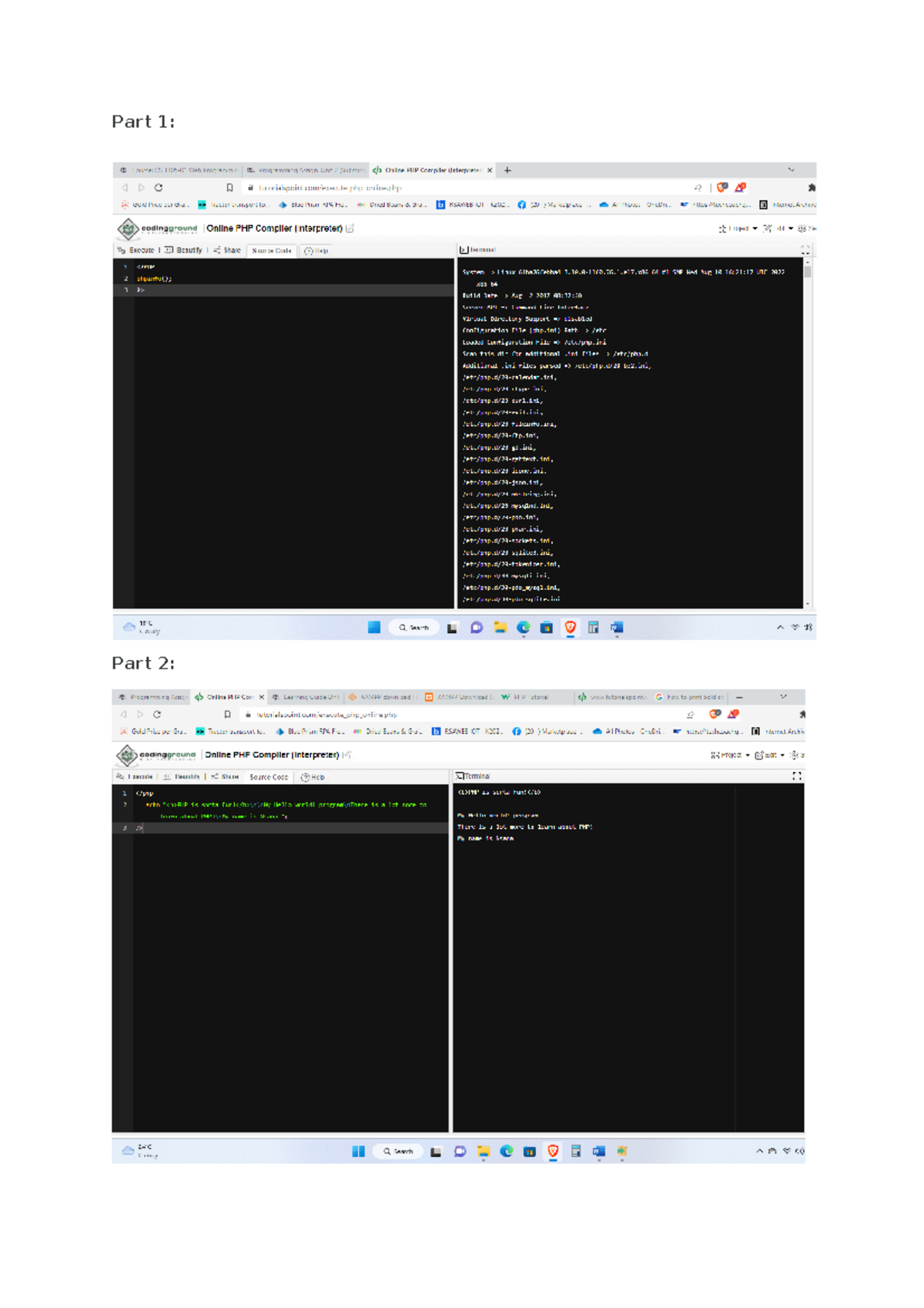 Unit2 Assignment Part 1 The Course Cs Web Programmir E Programming Assign Unit Submiss