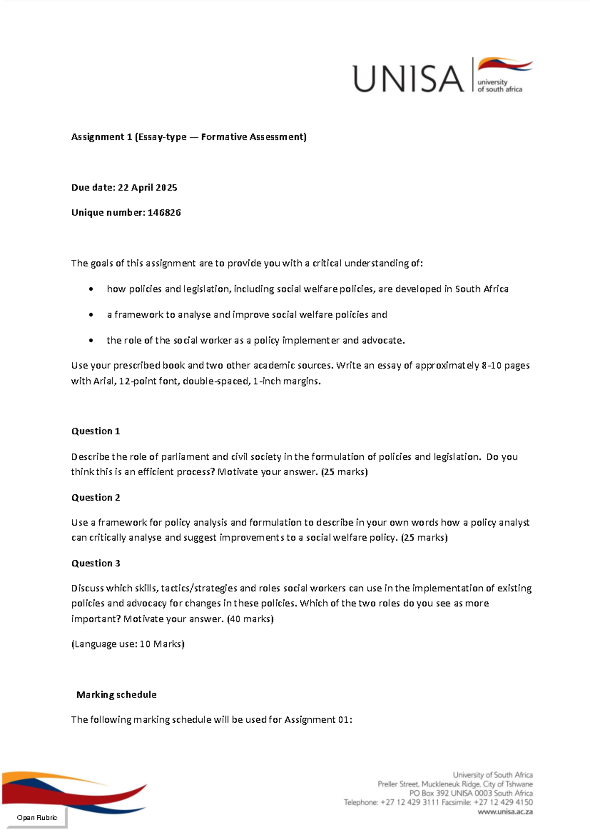 assignment-1-social-welfare-policy-analysis-in-south-africa-studocu