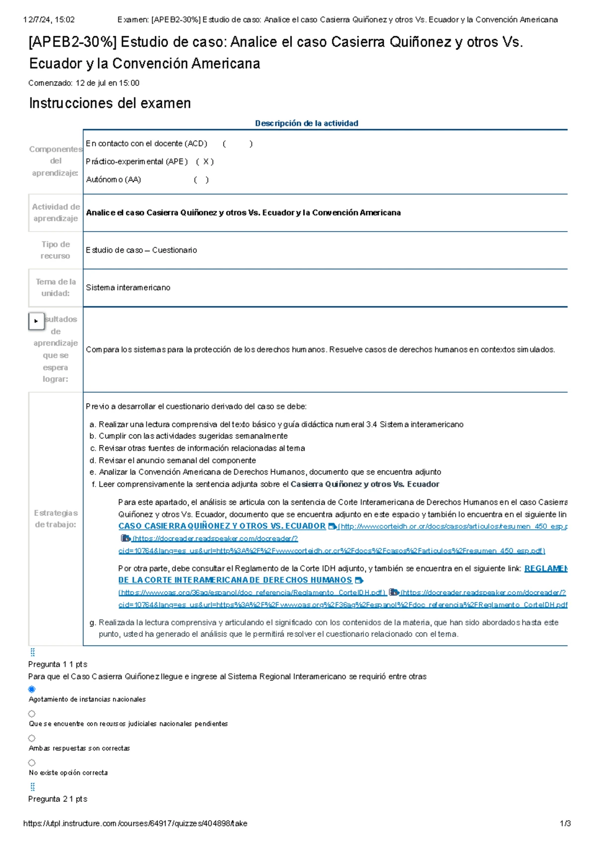 Estudio de Caso APEB1: Análisis del Caso Jean Pierre Bemba y el Estatuto de Roma - Studocu