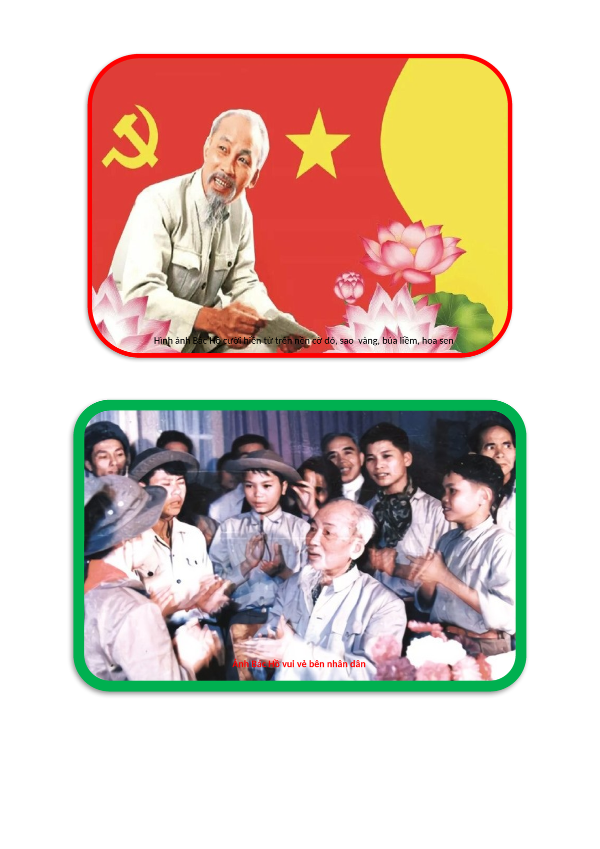 Hình ảnh Bác Hồ-a3 - trang trí không gian bác - Giáo dục mầm non - Hình ...