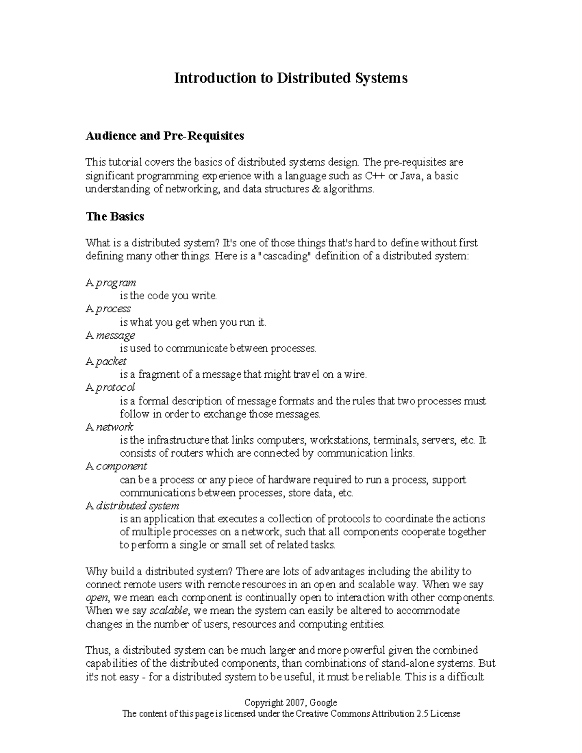 Distributed Systems 101: Key Concepts and Design Principles - Studocu