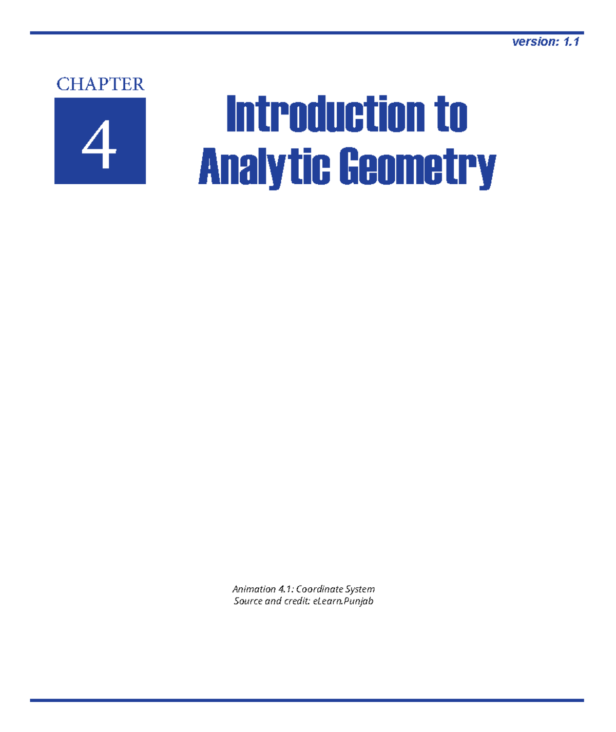 Analytical Geometry - Chapter 4 Study Notes - Studocu