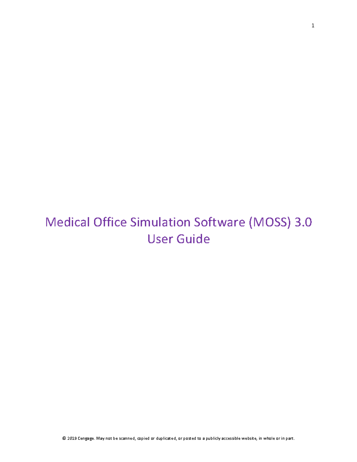 MOSS 3.0 User Guide: Activities, Simulations, and Assessments - Studocu