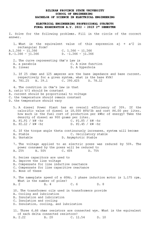 3 Multiple Choice Questions in Engineering Mathematics - MULTIPLE ...