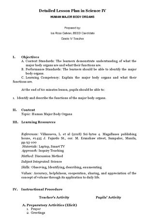 Grade 6 Science Q2 Module 1: Understanding the Skeletal System - Studocu