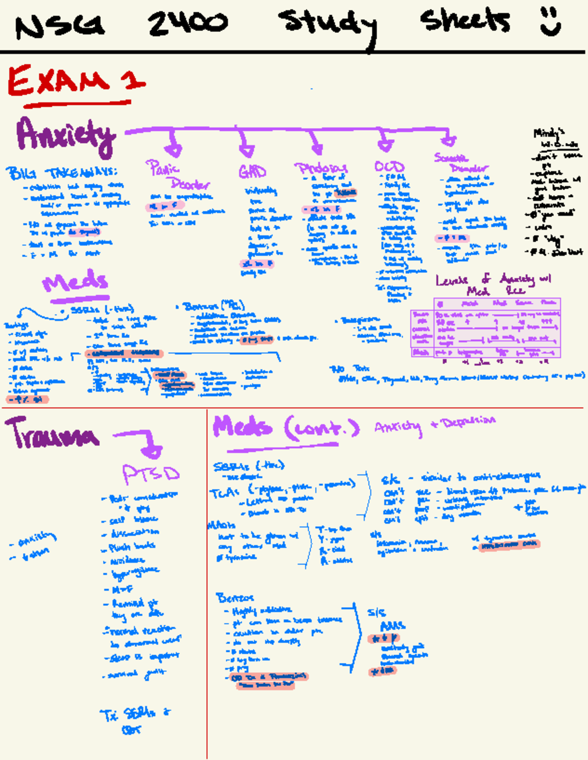 Exam 1 Study Guide for Comprehensive Understanding - Studocu