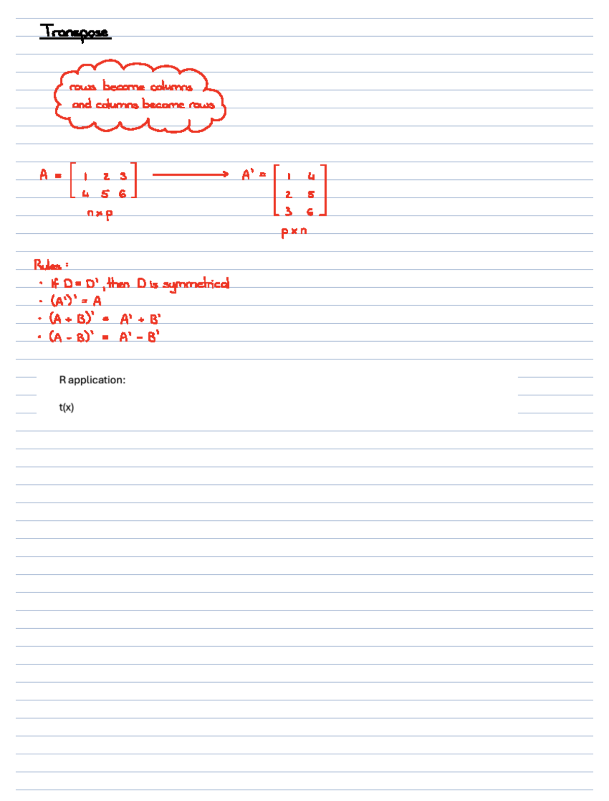 Matrices Part 1 Understanding Transpose Special Matrices And
