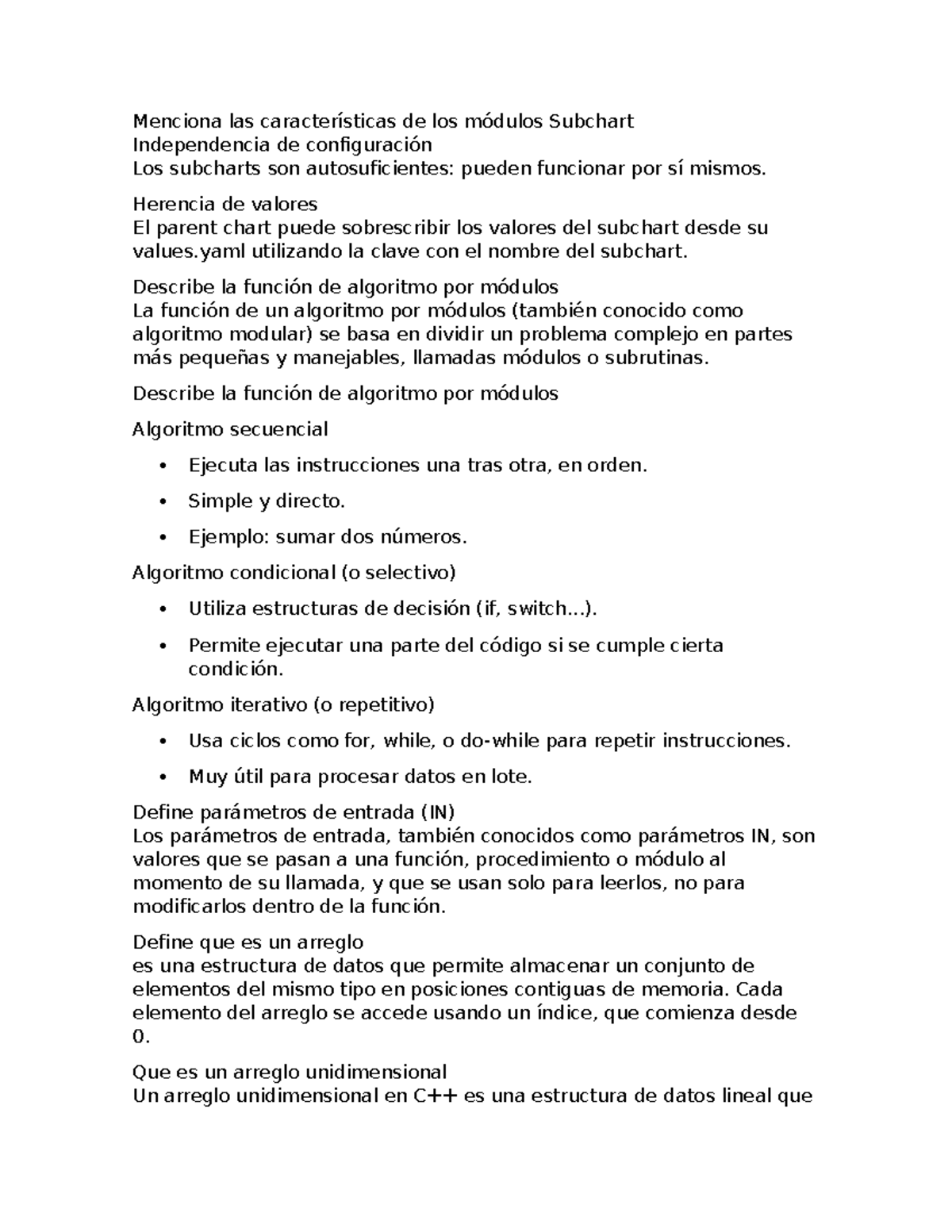 Características y Funciones de Algoritmos y Estructuras de Datos - Progra Est - Studocu