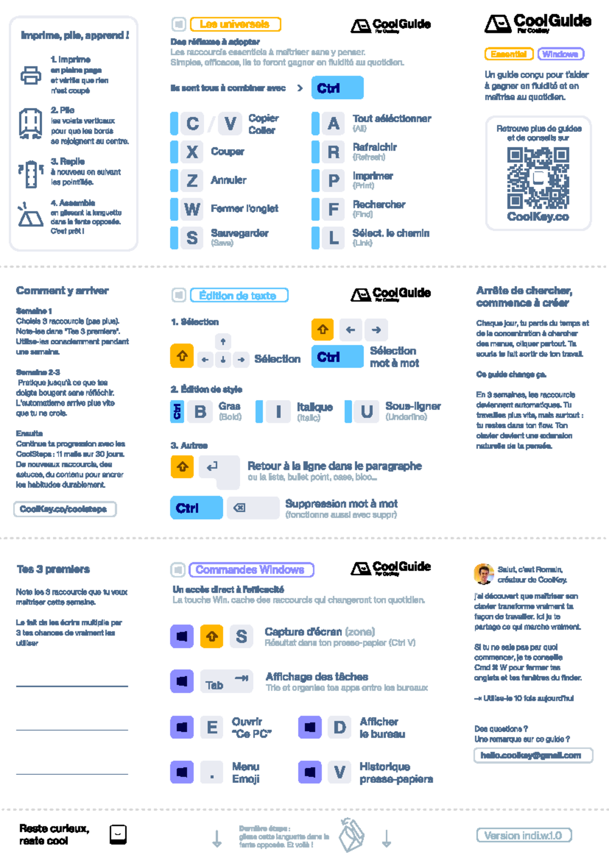 Cool Guide - Indispensables Windows V1: Raccourcis Essentiels à ...