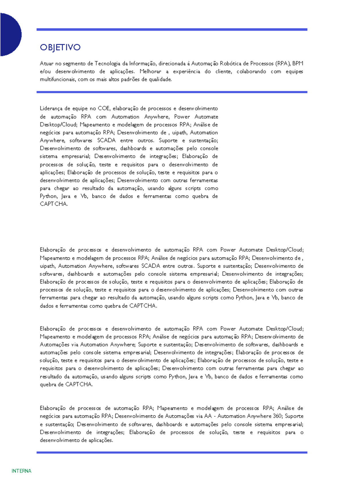 SDLC Summary: Automation & RPA Process Development Overview - Studocu