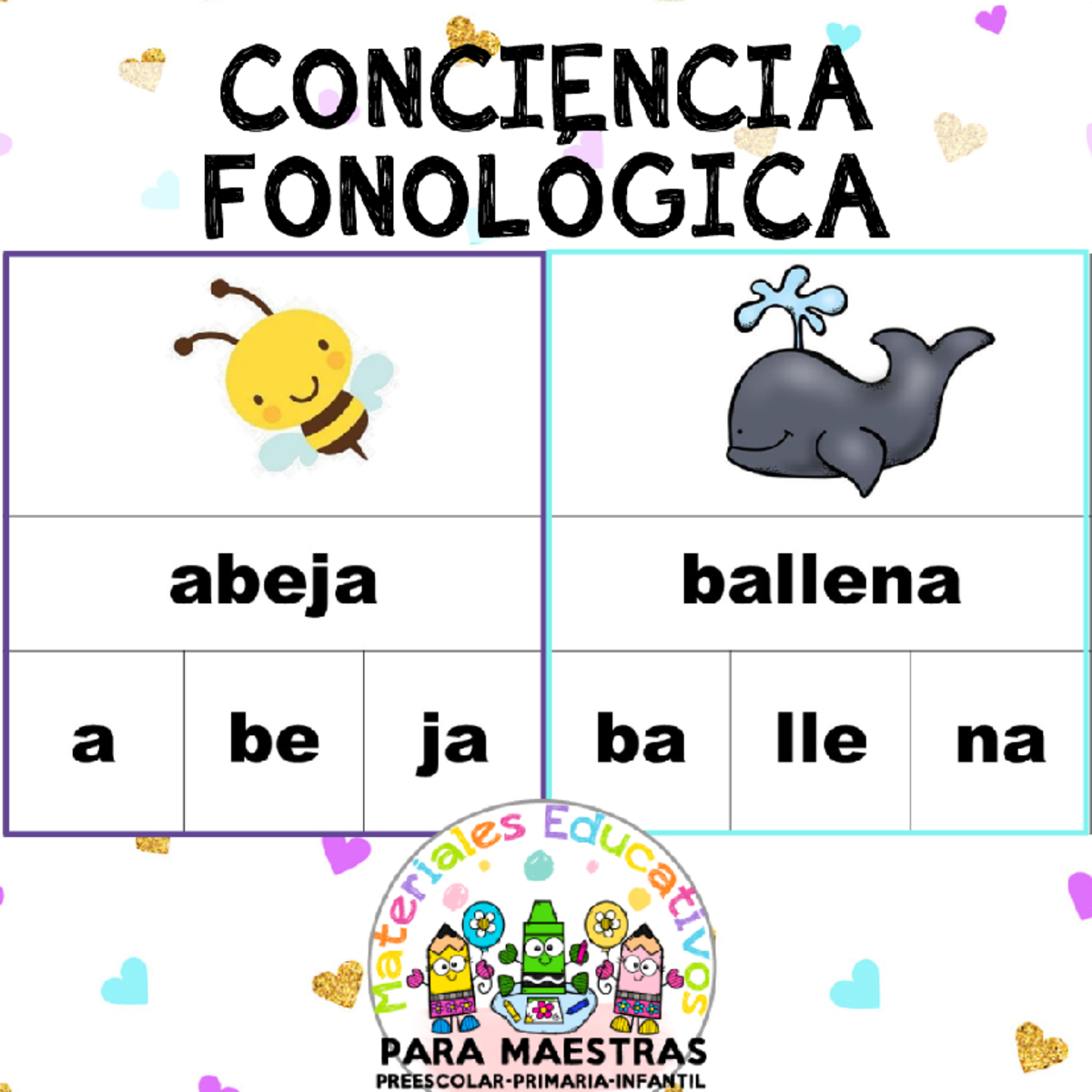 Tarjetas para Conciencia Fonológica - ECUCARIO Educación - Studocu