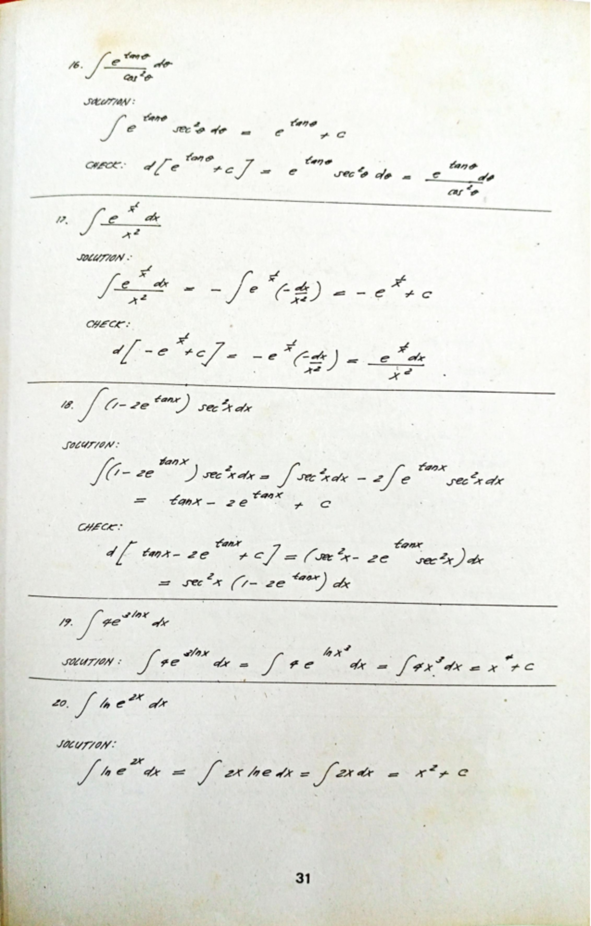 Indefinite Integrals 2 CALC2 - Calculus - Studocu