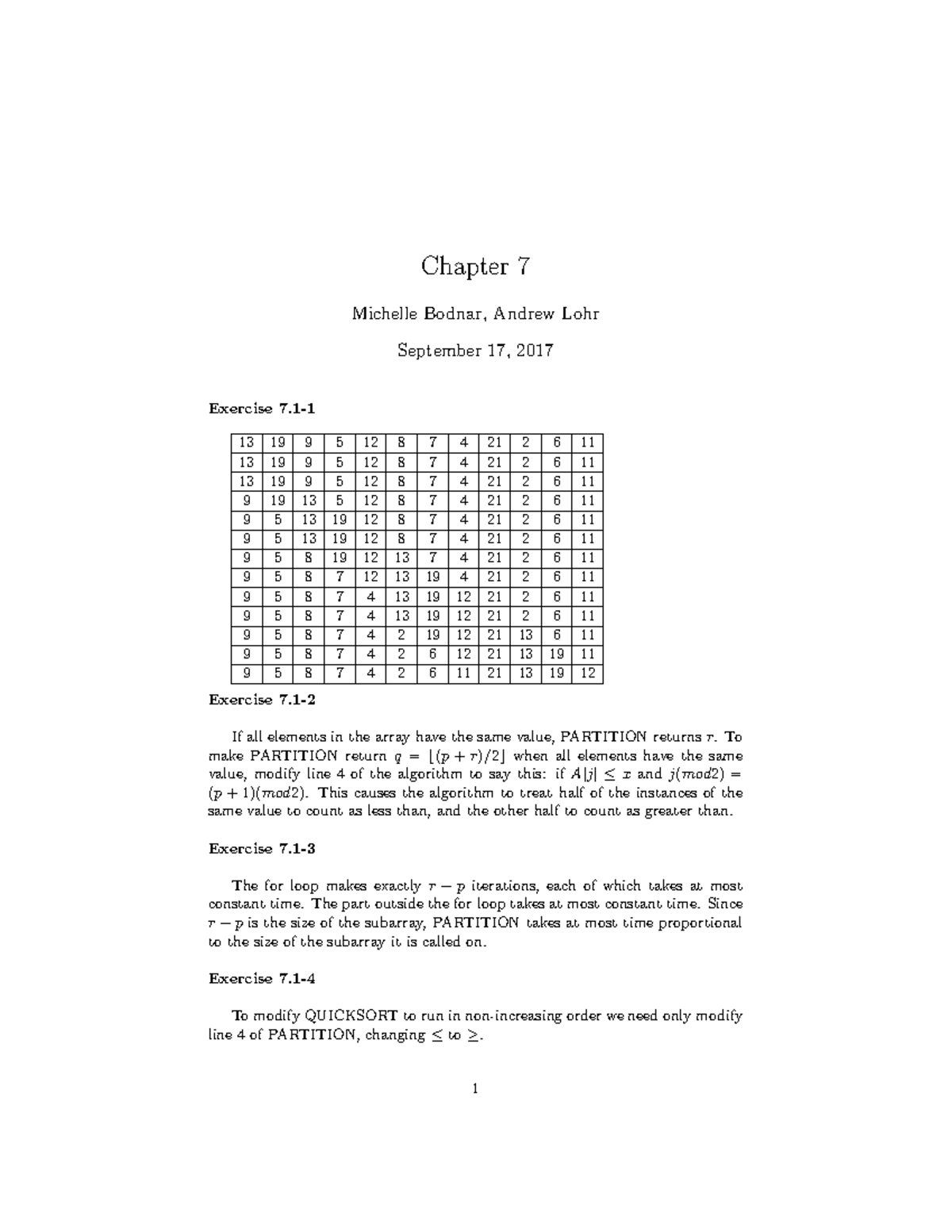 Ch7 SOLN - Solutions - Chapter 7 Michelle Bodnar, Andrew Lohr September 17, 2017 Exercise 7- 13 ...