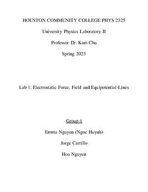 Group 4 - Lab 4 Circuits and Kirchhoff's Rules - PHYS 2126 Professor Dr ...