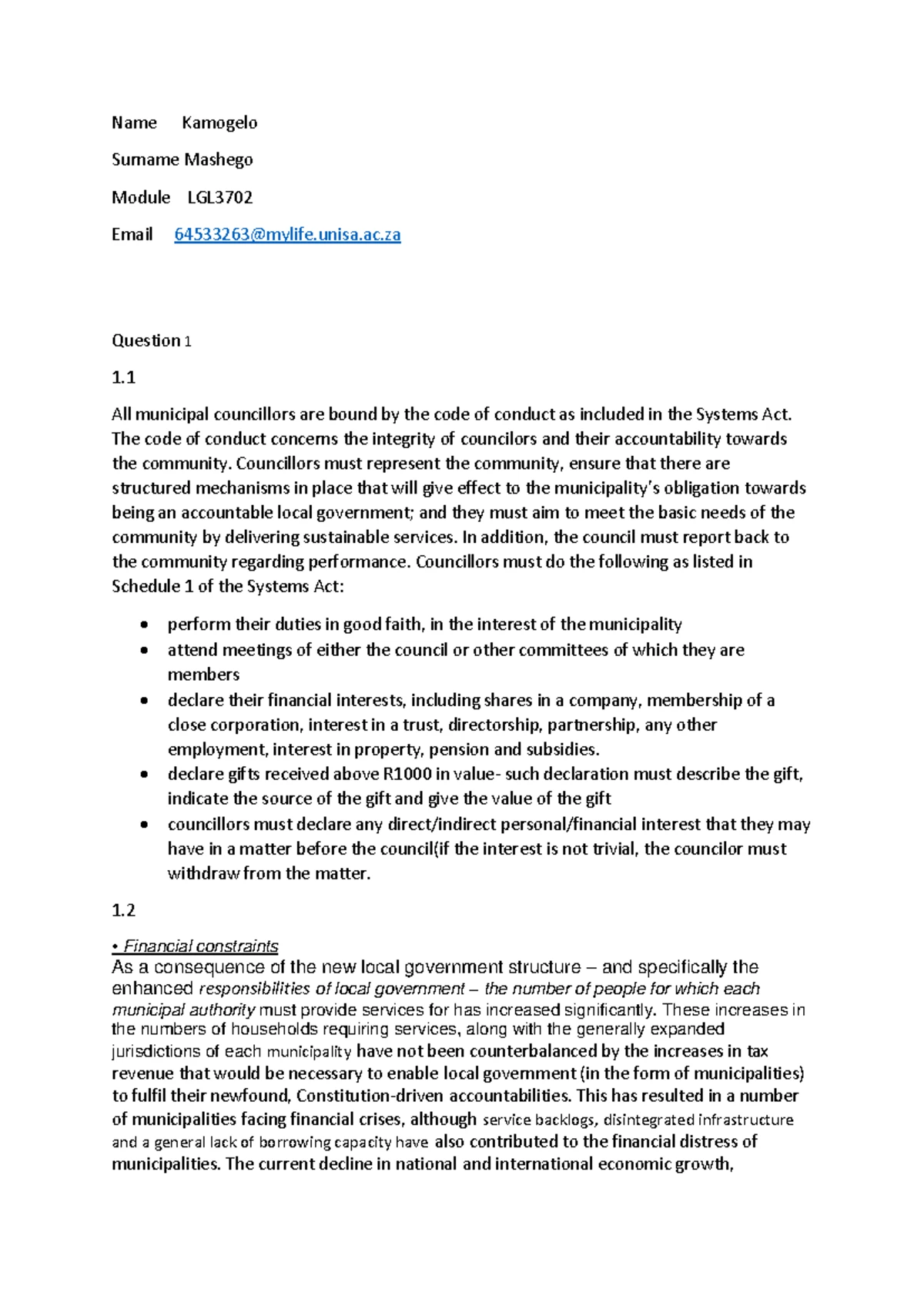 2025 EMS Term 2 Gr. 9 Baseline Assessment Question Paper - Studocu
