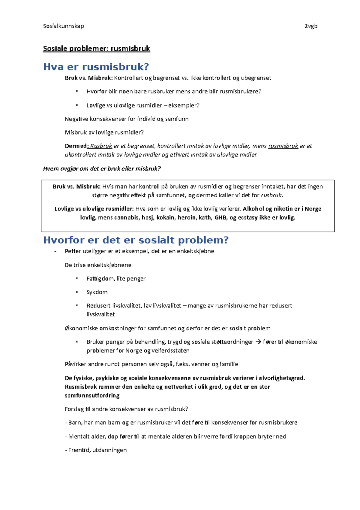 Konsekvenser av utenforskap - en analyse av sosiale utfordringer - Studocu