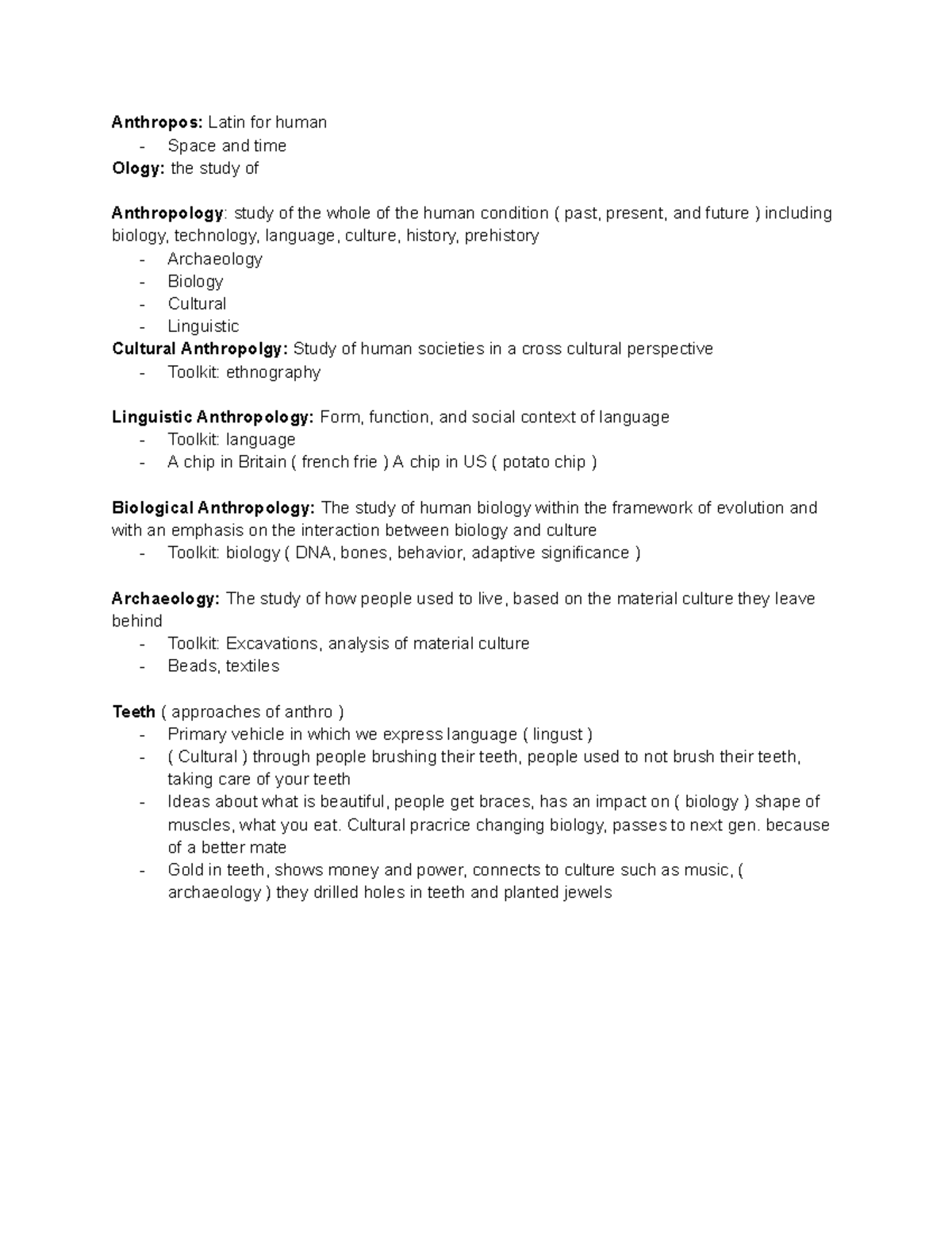 Lecture 1 ( 8 21 24 ) - Anthropos: Latin for human - Space and time ...