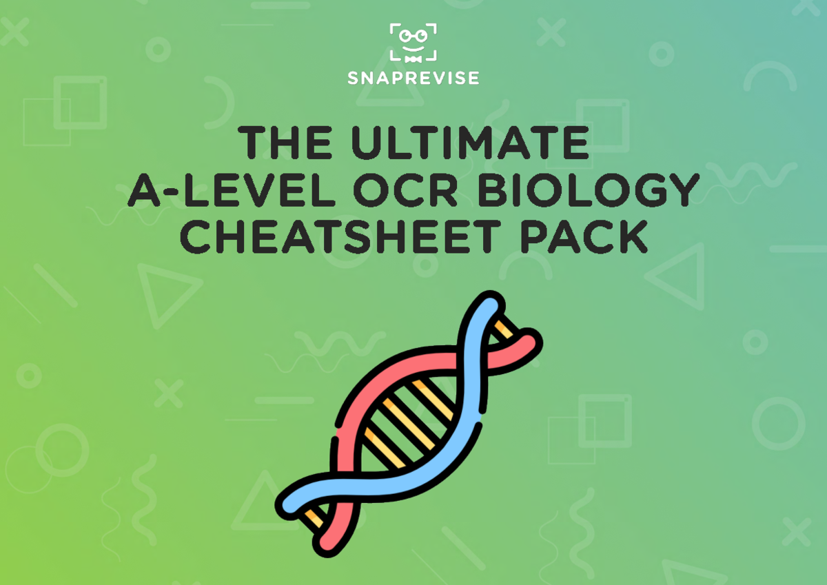 A-Level OCR Biology Cheat Sheet: Key Concepts & Study Tips - Studocu