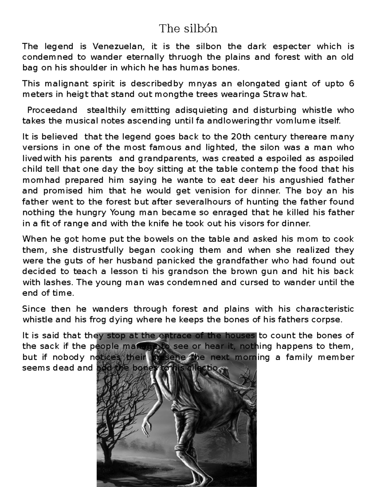El Silbón: Leyenda Urbana y su Impacto Cultural en Venezuela - Studocu