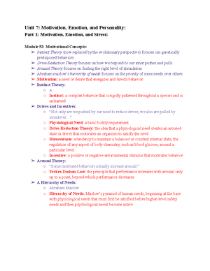 AP Psychology Unit 9 Test Study Guide - Social Psychology - Unit IX ...