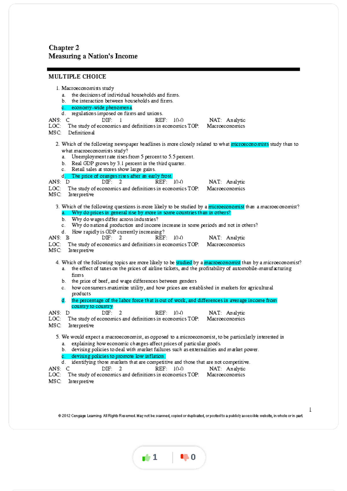 Chapter-23-test-bank-final-new-solved compress - 1 © 2012 Cengage ...