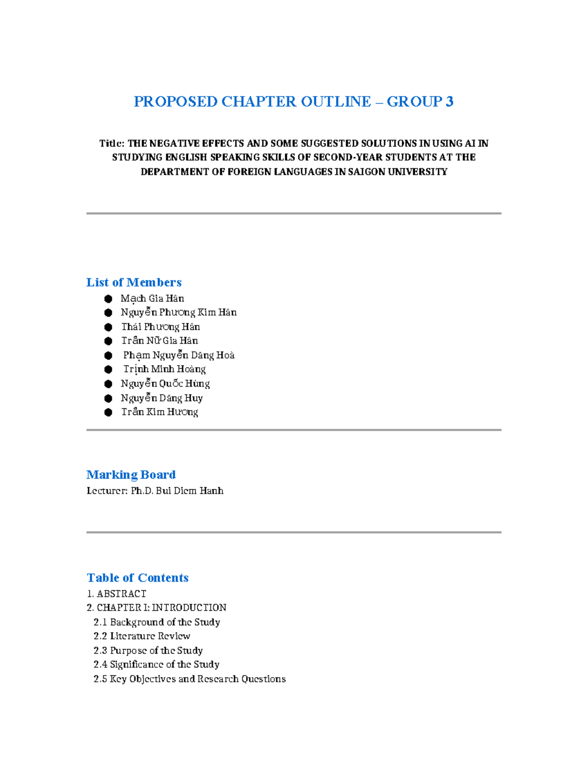 Proposed Chapter Outline: AI's Impact on English Speaking Skills ...