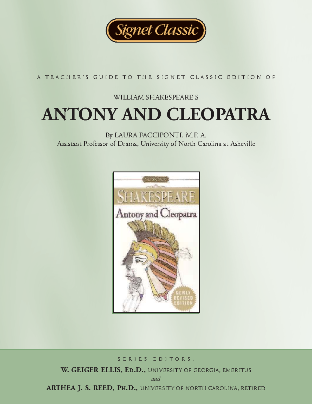 **Shakespeare's Antony and Cleopatra: Comprehensive Study Guide (ENG ...