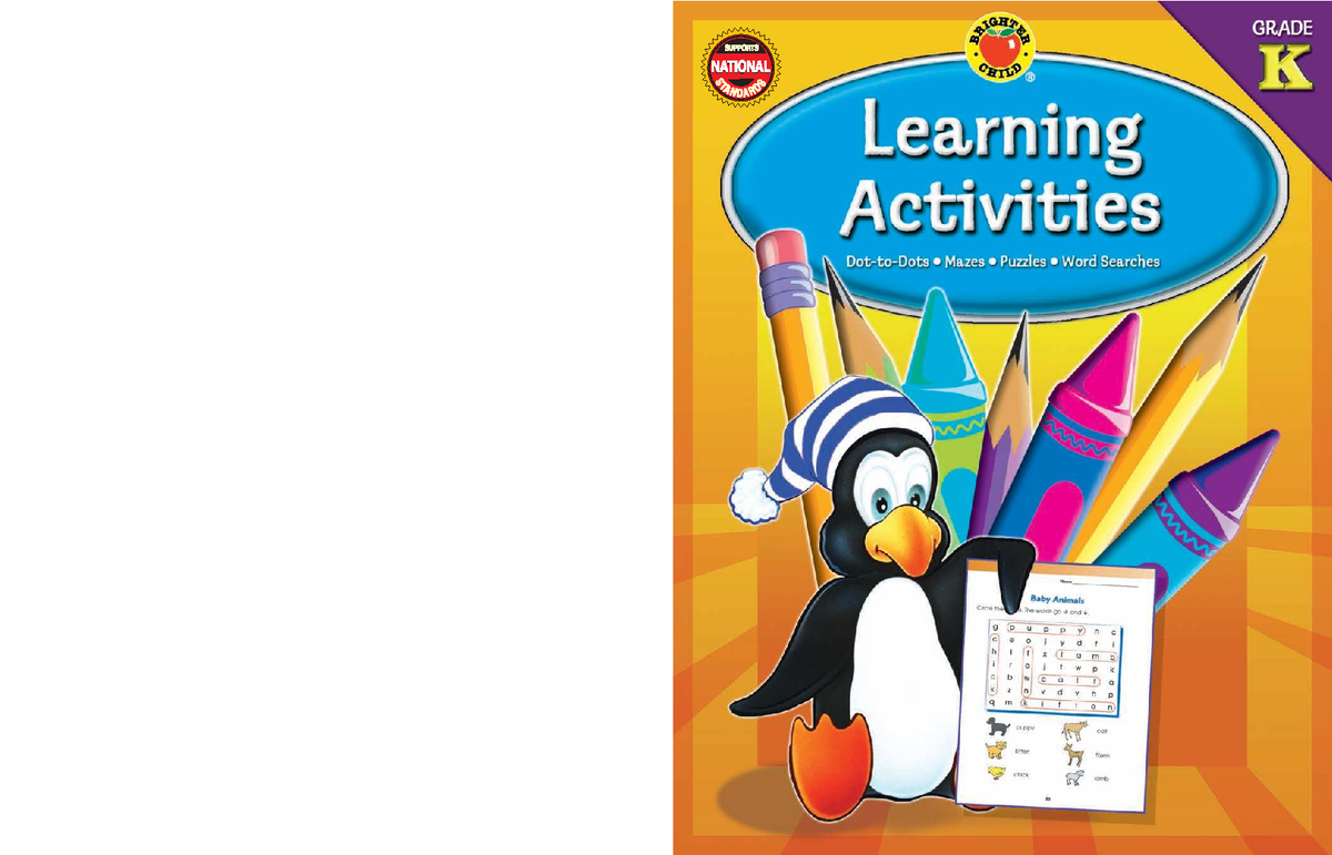 Learning Activities for Kindergarten: Math & Reading Skills - Studocu