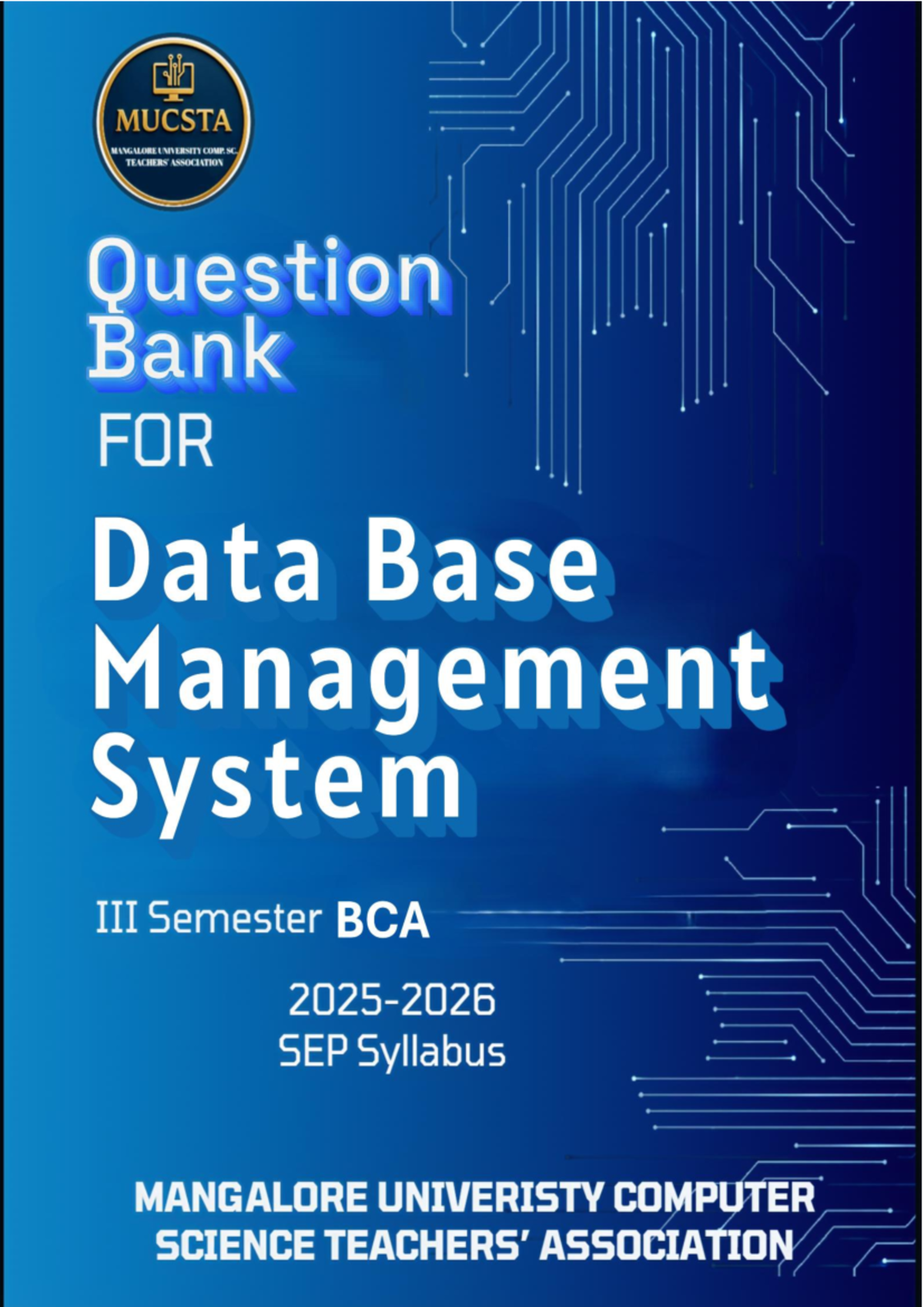 BCA-III SEM-DBMS (SEP) Question Bank for Two Marks and More - Studocu