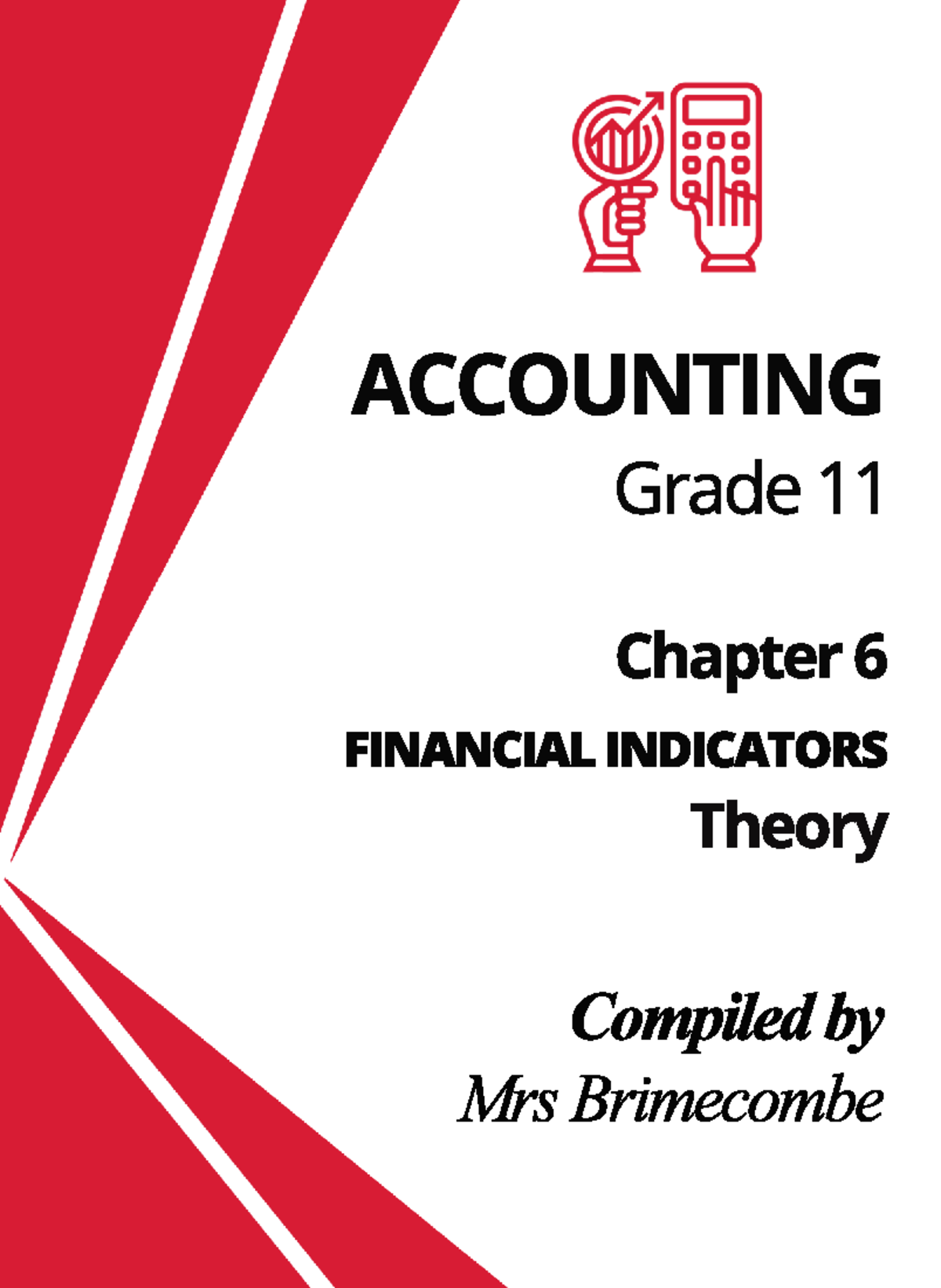 Gr11 Acc Chapter 6 Financial Indicators Theory Notes - Studocu
