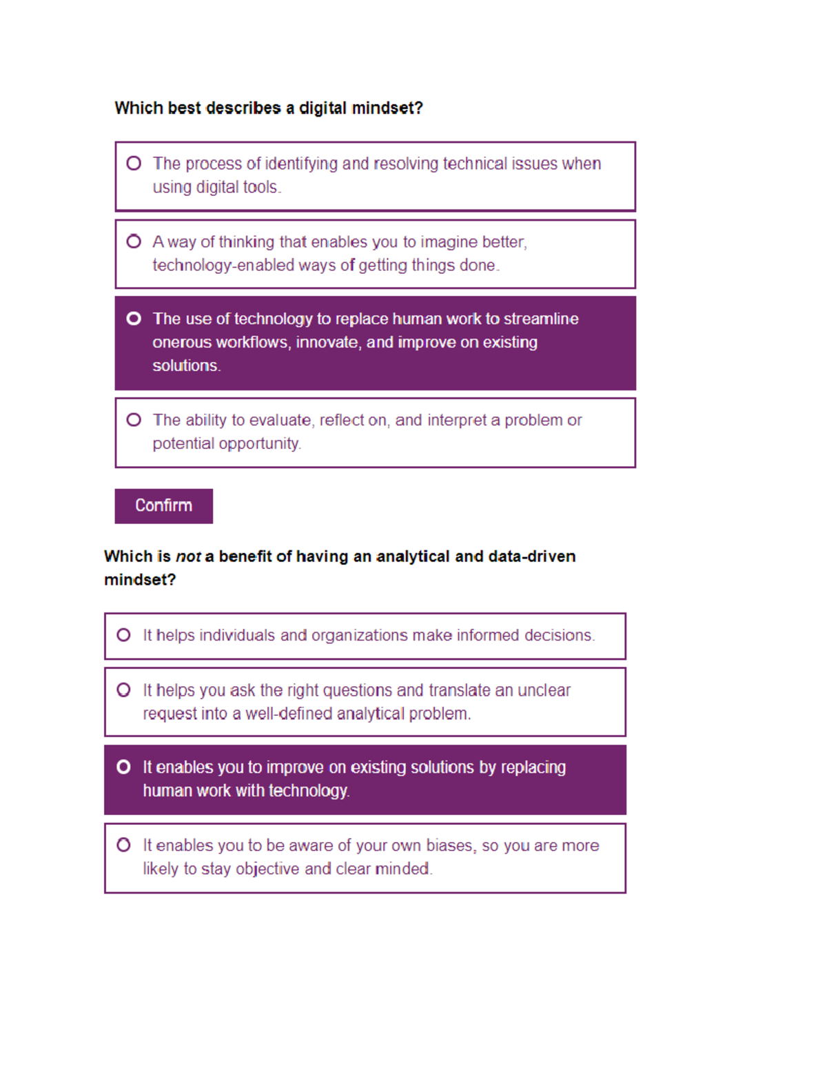 Introduction to Data Analytics Quiz (DA-101) - Studocu