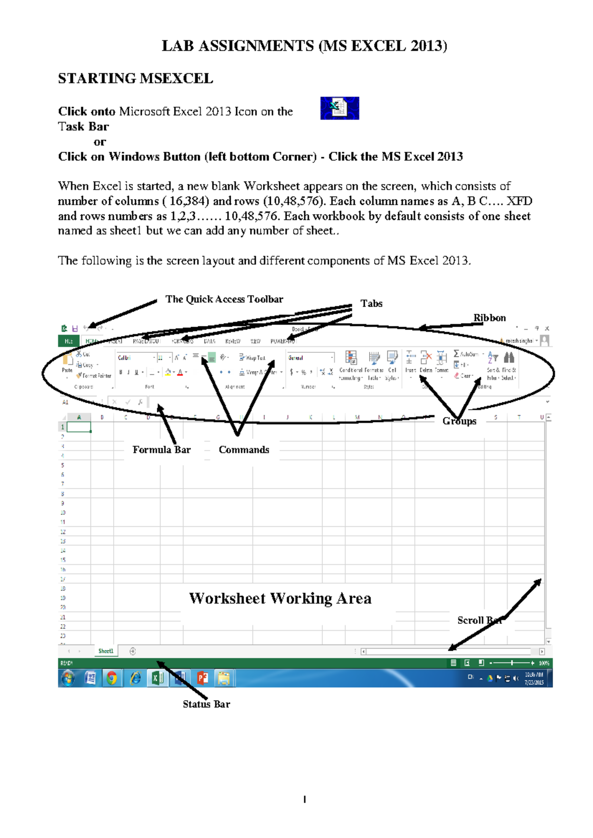 Excel 2013 Lab Assignments: Detailed Exercises and Practical Tasks ...