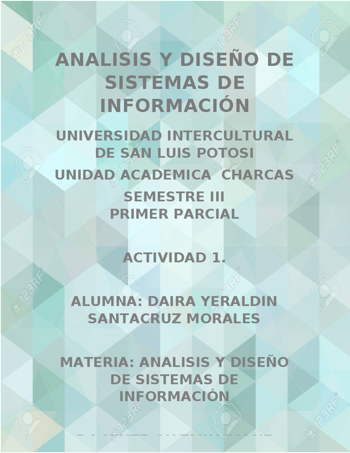 A1-DYSM-Ay DSI - practica sobre le acalculo vectorial - ANALISIS Y ...