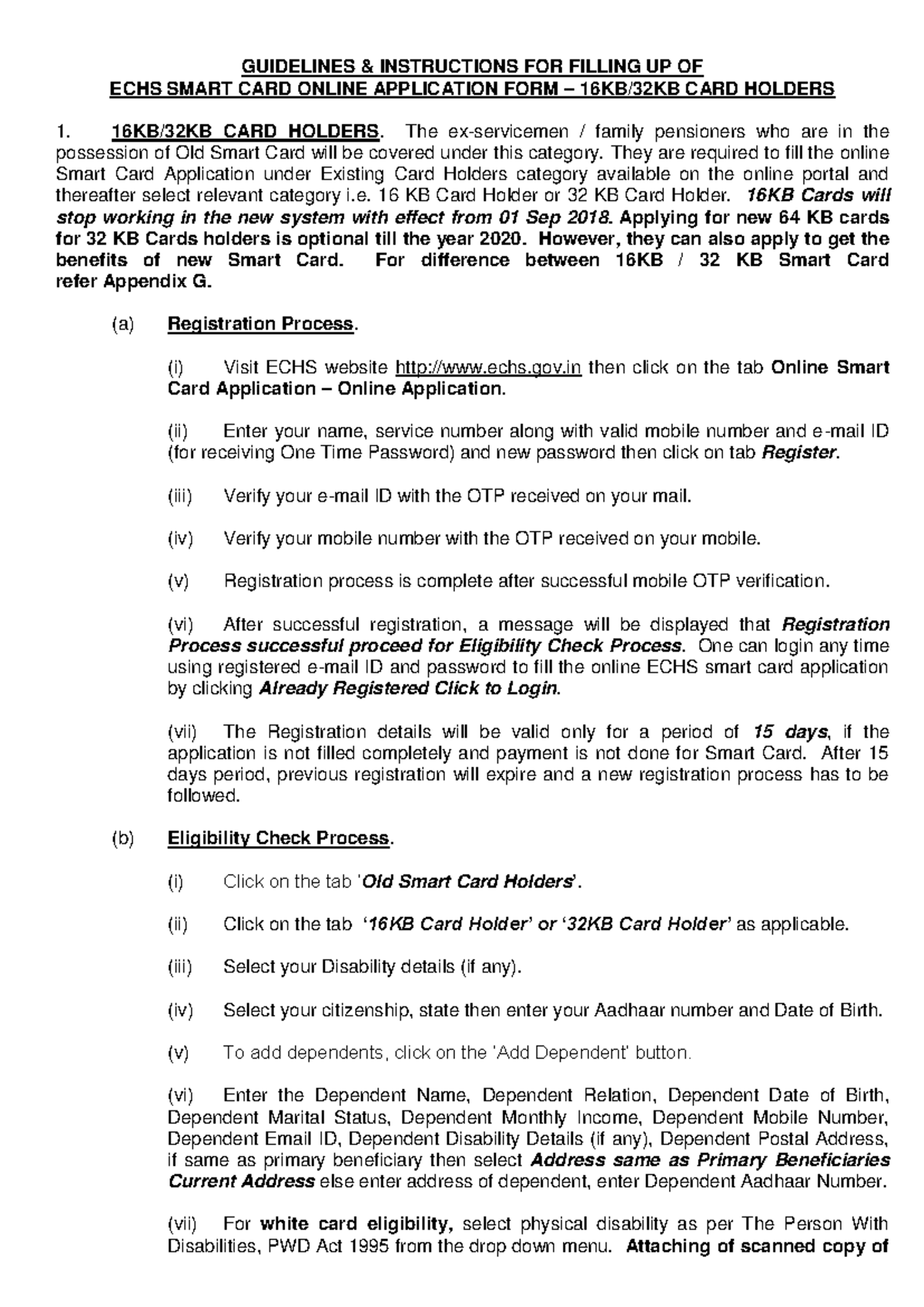 Instructions Old Card Holder - GUIDELINES & INSTRUCTIONS FOR FILLING UP ...