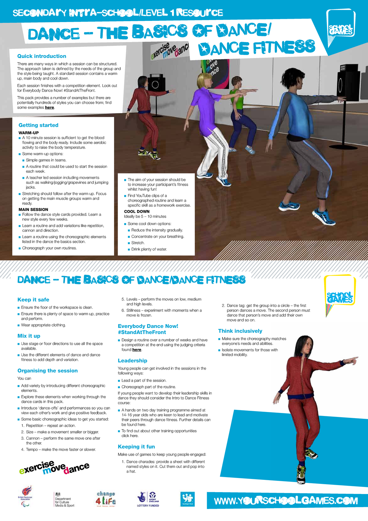Secondary 1 Resource: Dance Fitness Overview and Activities - Studocu