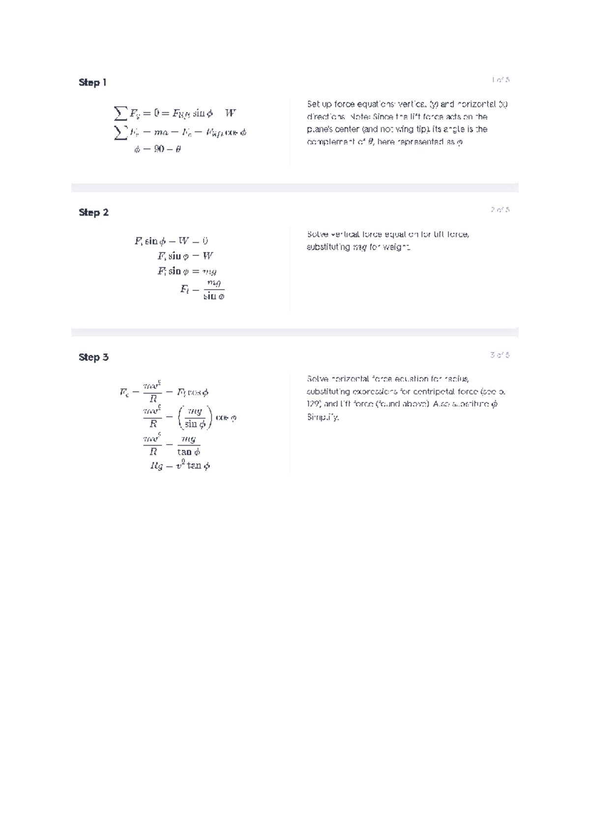51 Chap 6 - Homework: Force Equations in Vertical and Horizontal ...