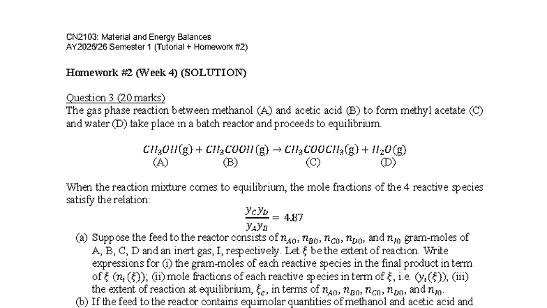 CN2103 Homework 02 (Week 4) solutions - AY20 25 /2 6 Semester 1 ...