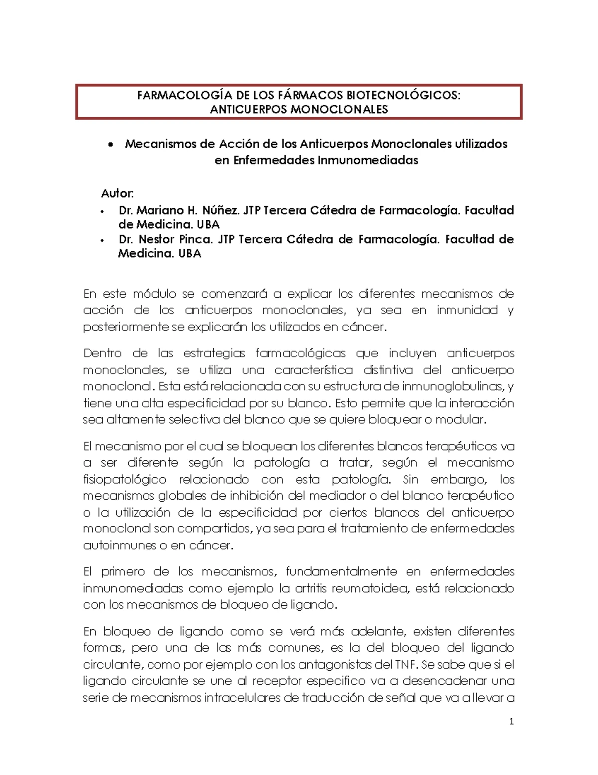 1. Farmacodinamia - Curvas dosis respuesta. Drogas de acción específica ...