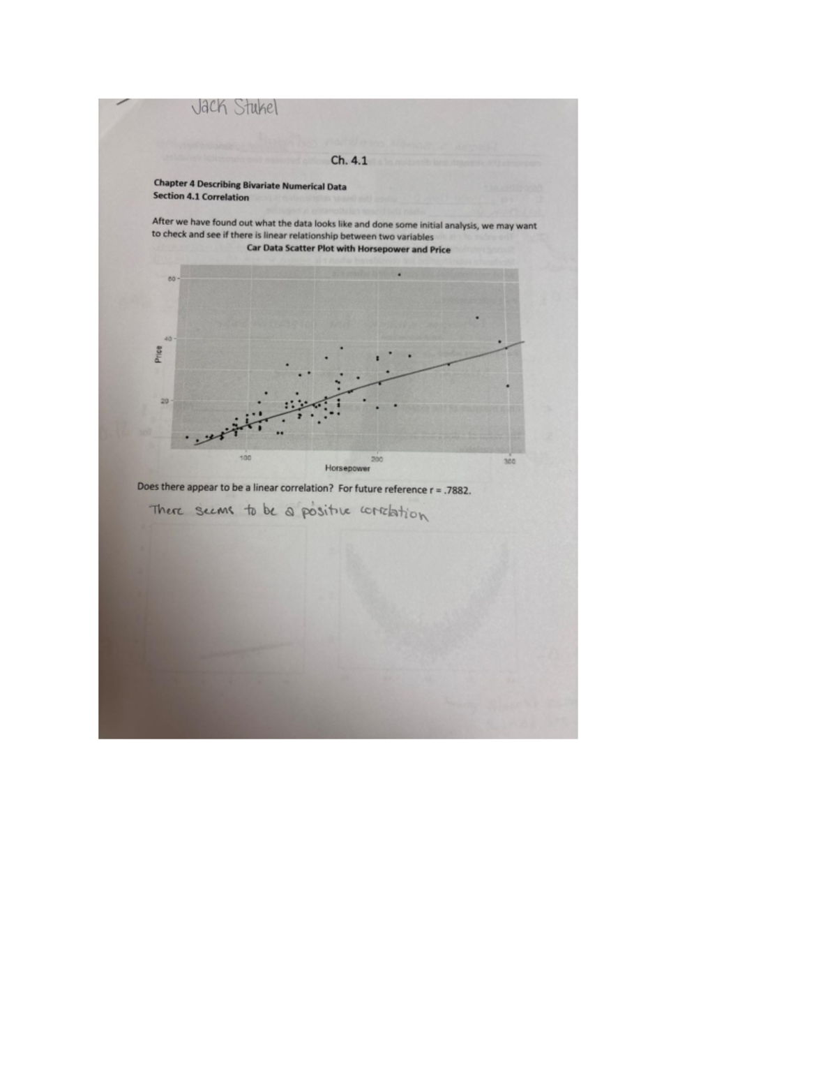 Stukel - Stats Note Guide Wk 4: Ch. 4.1 Bivariate Data & Correlation - Studocu
