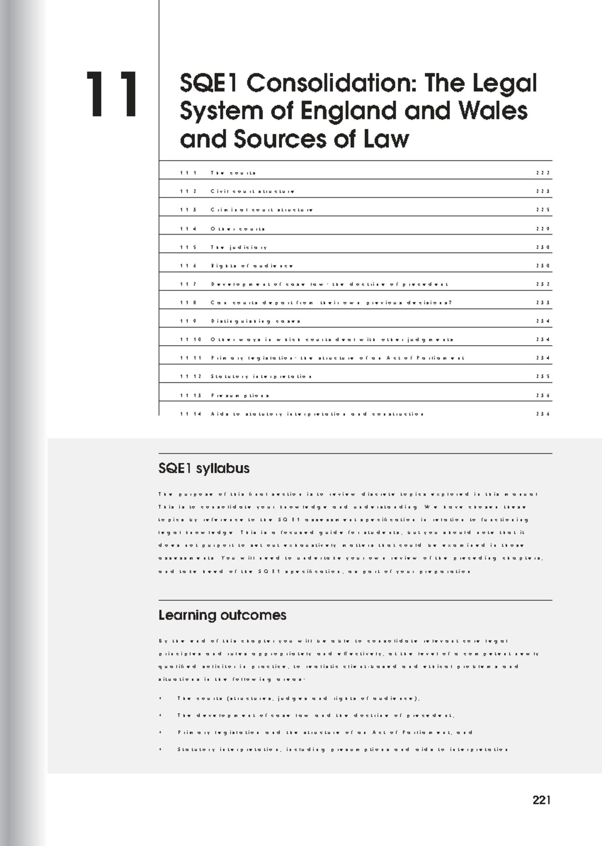 SQE1 Consolidation: Overview of the Legal System in England and Wales ...